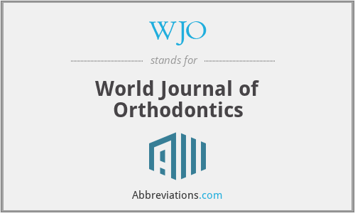 What does WJO stand for?