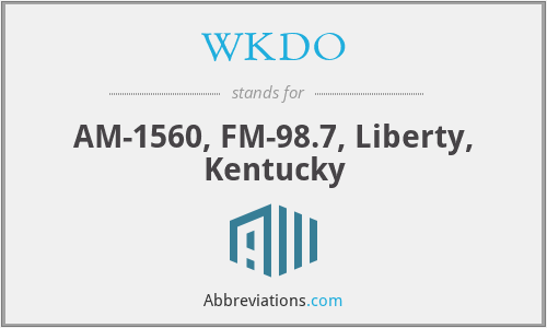 What does WKDO stand for?