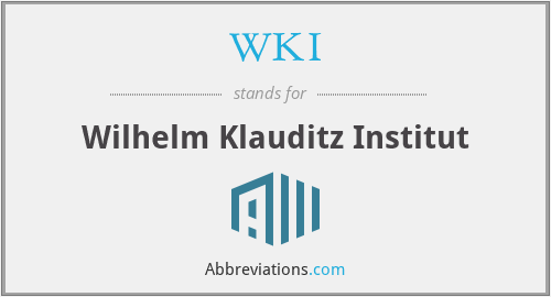 What does WKI stand for?