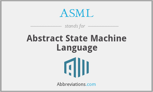 What does ASML stand for?