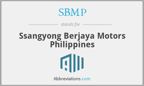 What does SBMP stand for?