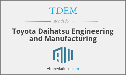 What does TDEM stand for?