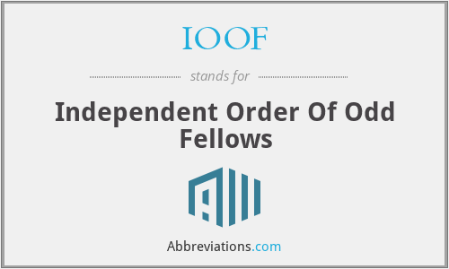What does I.O.O.F. stand for?