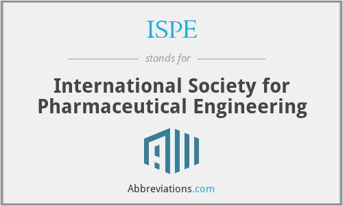 What does ISPE stand for?