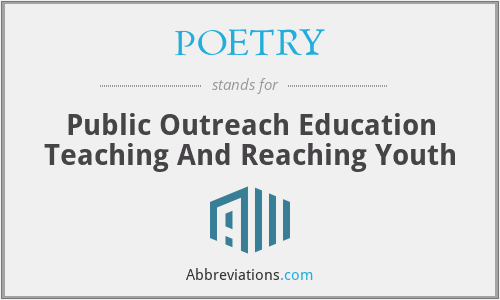 What does POETRY stand for?
