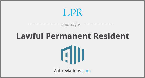 What does LPR stand for?