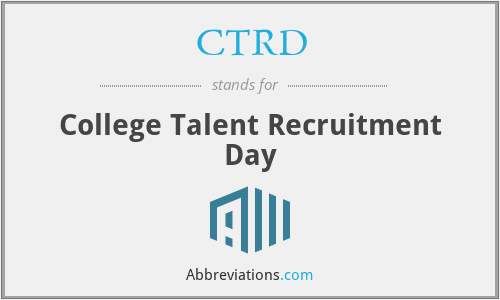 What does CTRD stand for?