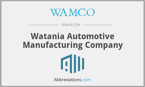 What does WAMCO stand for?