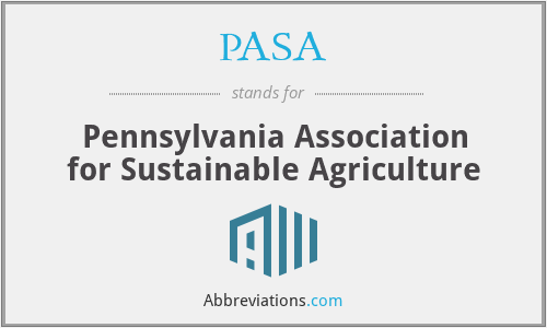 What does PASA stand for?