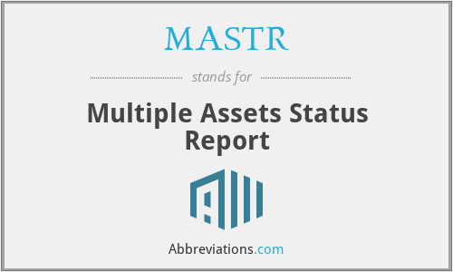 What does MASTR stand for?
