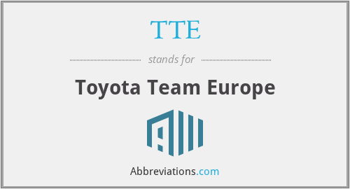 What does TTE stand for?