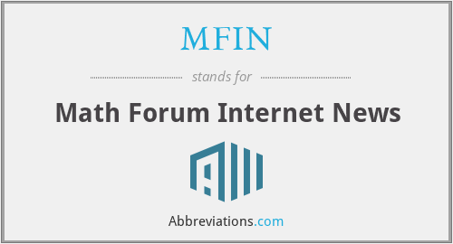 What does MFIN stand for?