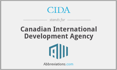 What does CIDA stand for?
