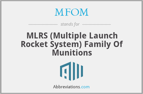 What does MFOM stand for?