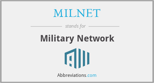 What does MILNET stand for?