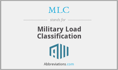 MLC - Military Load Classification