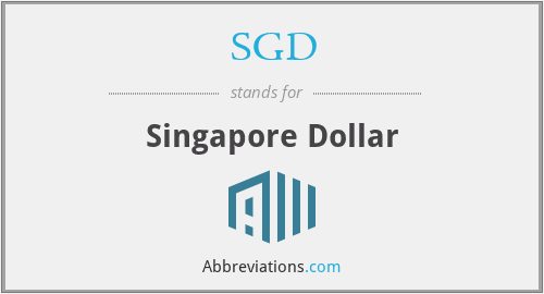 What does SGD stand for?