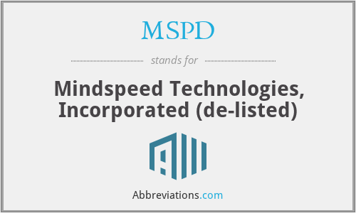 What does MSPD stand for?