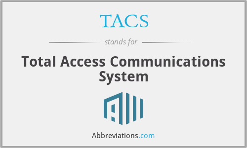 What does TACS stand for?