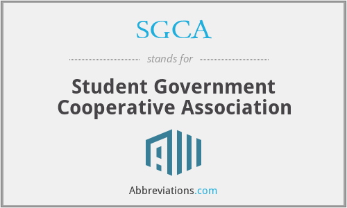 What does SGCA stand for?