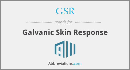 What does GSR stand for?