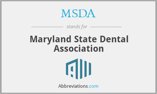 What does MSDA stand for?