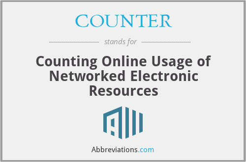 What does COUNTER stand for?
