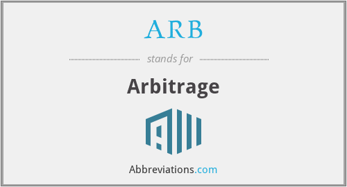What does ARB stand for?