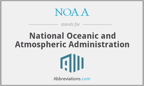 What does NOAA stand for?