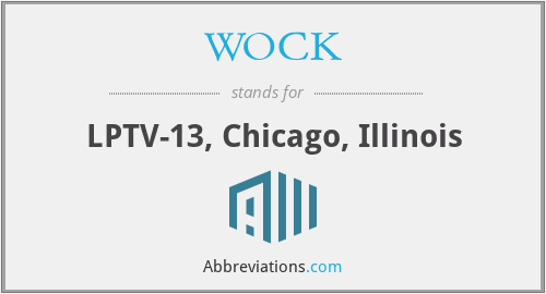 What does WOCK stand for?