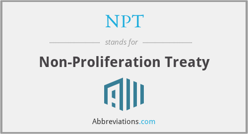 What does NPT stand for?