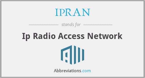 What does IPRAN stand for?