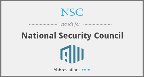 What does NSC stand for?