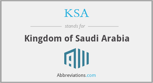 KSA - Kingdom of Saudi Arabia