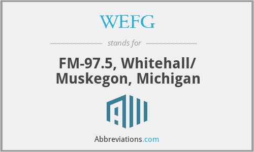 What does WEFG stand for?