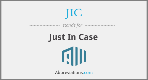 What does JIC stand for?