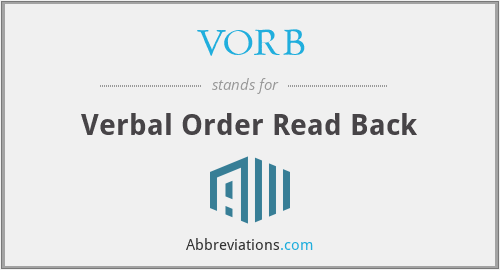 What does VORB stand for?