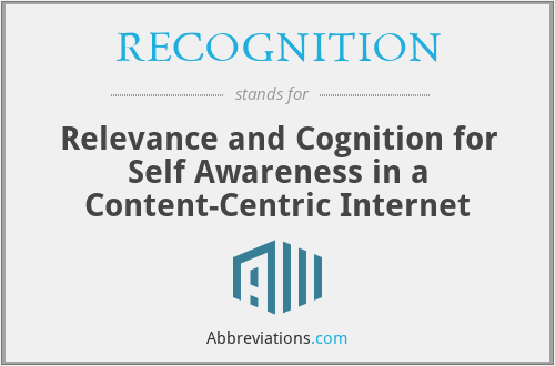 What does RECOGNITION stand for?
