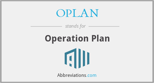 What does OPLAN stand for?