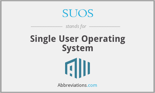 What does SUOS stand for?