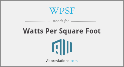 What does WPSF stand for?