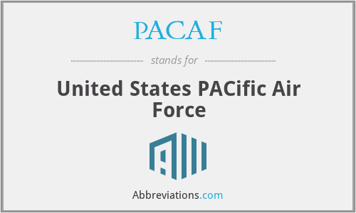 What does PACAF stand for?