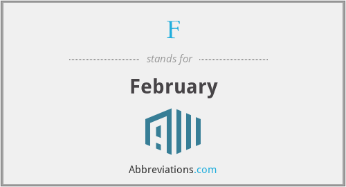 What is the abbreviation for February?