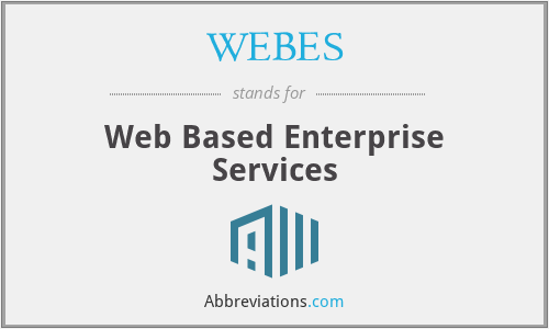 What does WEBES stand for?