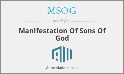 What does MSOG stand for?