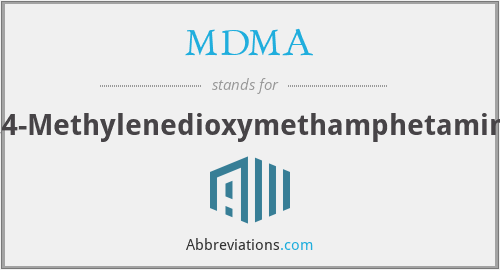 What does MDMA stand for?