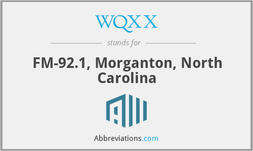 What does WQXX stand for?