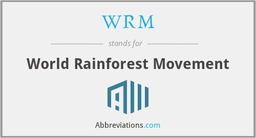 What does WRM stand for?