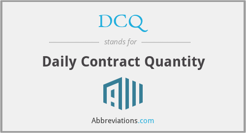 What does DCQ stand for?
