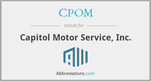 What does CPOM stand for?
